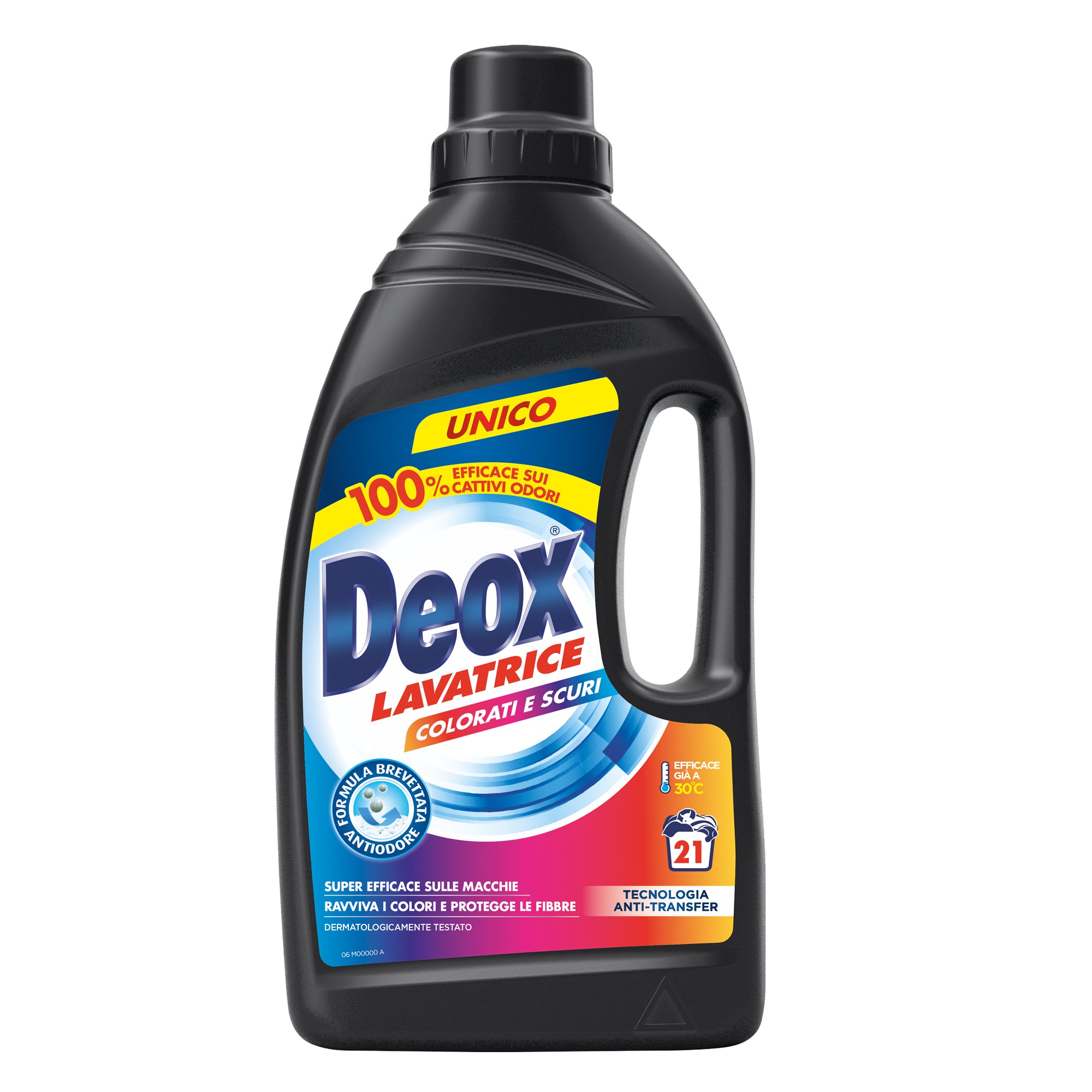 DEOX - M92572 - Detersivo lavatrice colorati e scuri 1050ml - 8003650015686